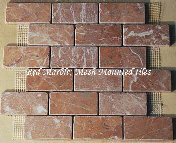 RED MARBLE TILES