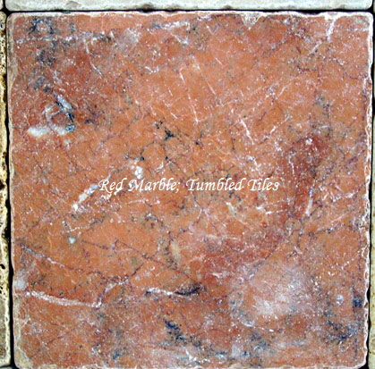 RED MARBLE TILES